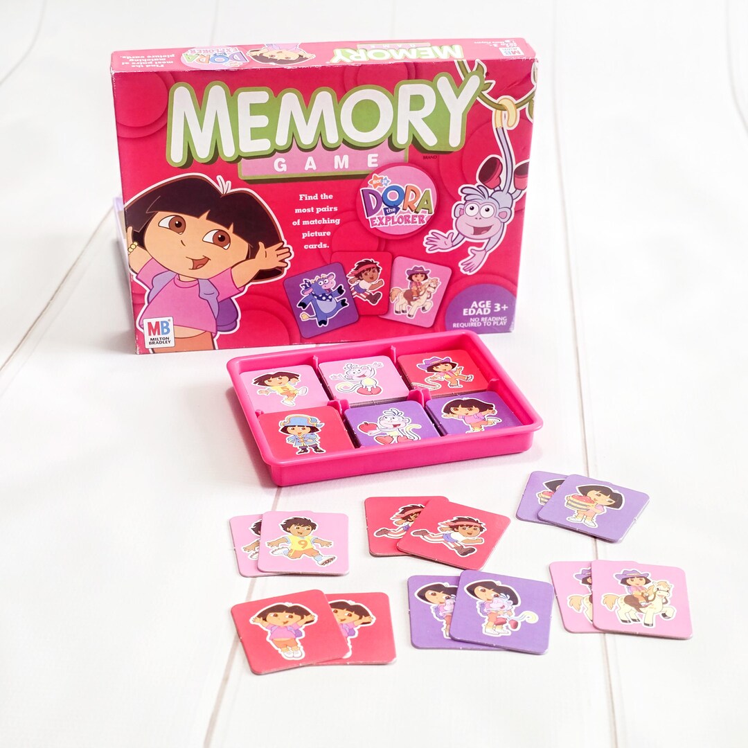 Vintage 2004 Milton Bradley Dora the Explorer Memory Game – Complete ...