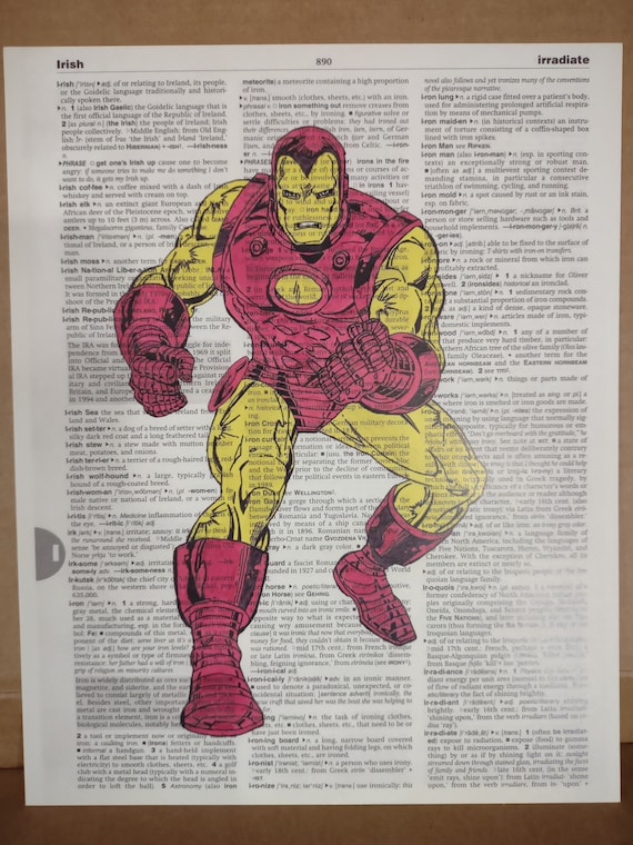 Iron Man Comic Book Page