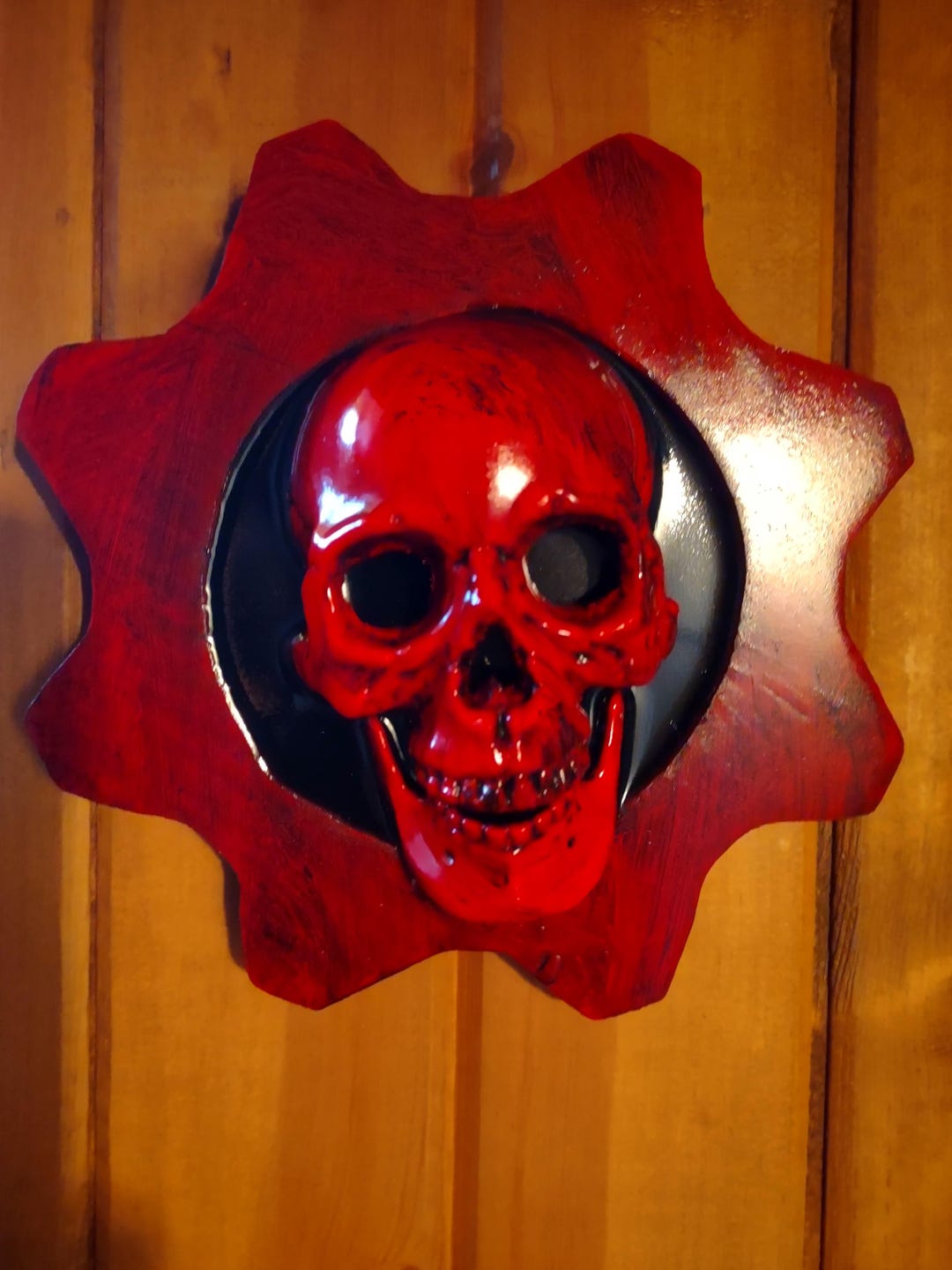 Inspired by Gears of War 3D Crimson Omen Wall Hanging Decoration - Etsy