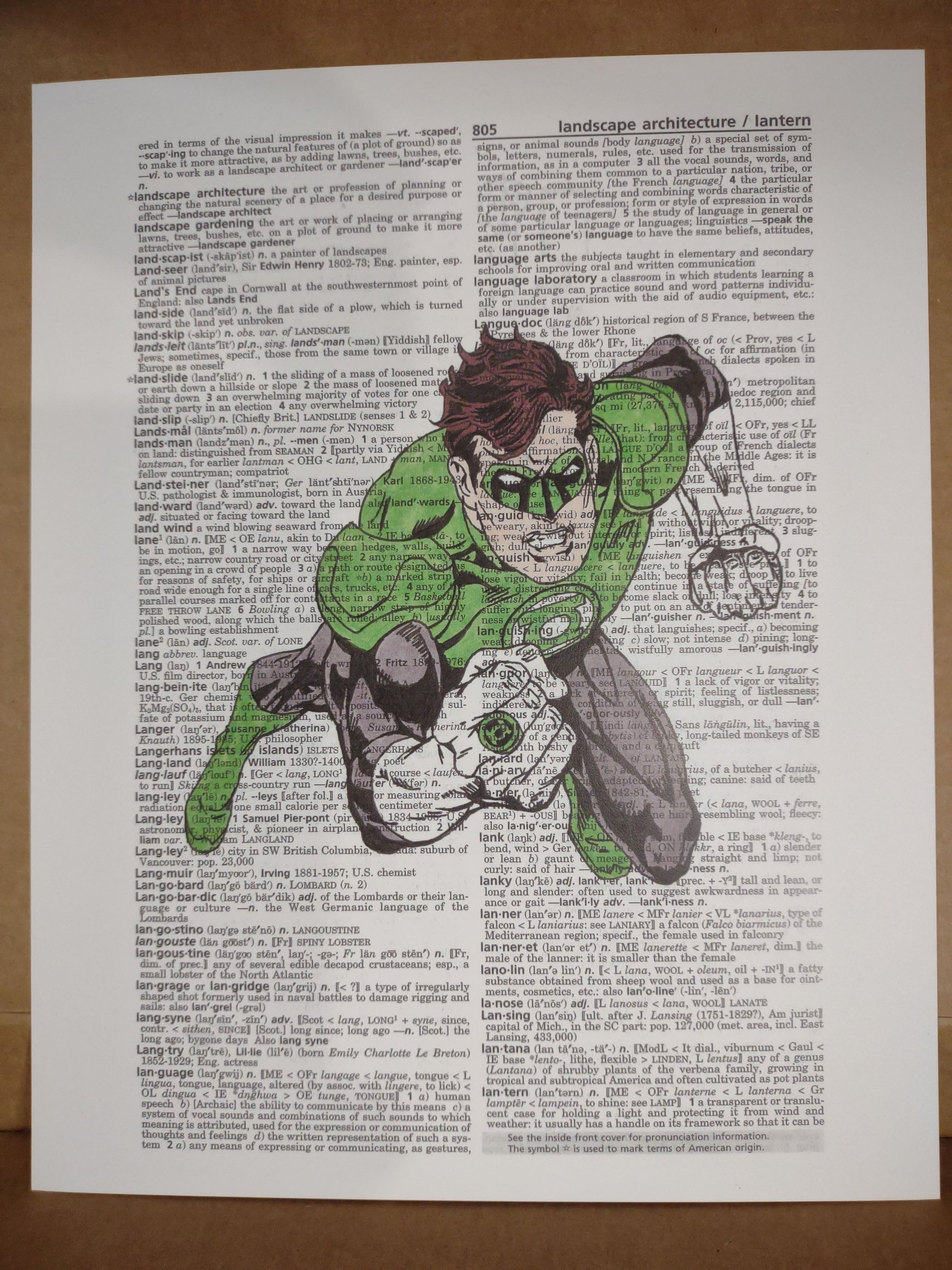 Green Lantern Oath Poster