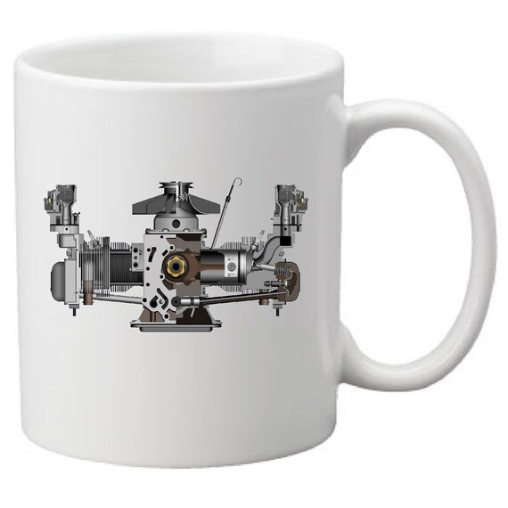Corvair Engine Mug With Graphic | Etsy