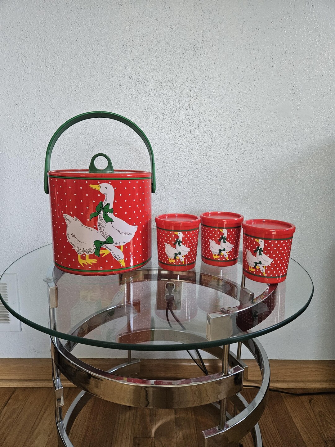 Goose Christmas Ice Bucket With Cups and Lid by Giraffe/christmas Ice ...