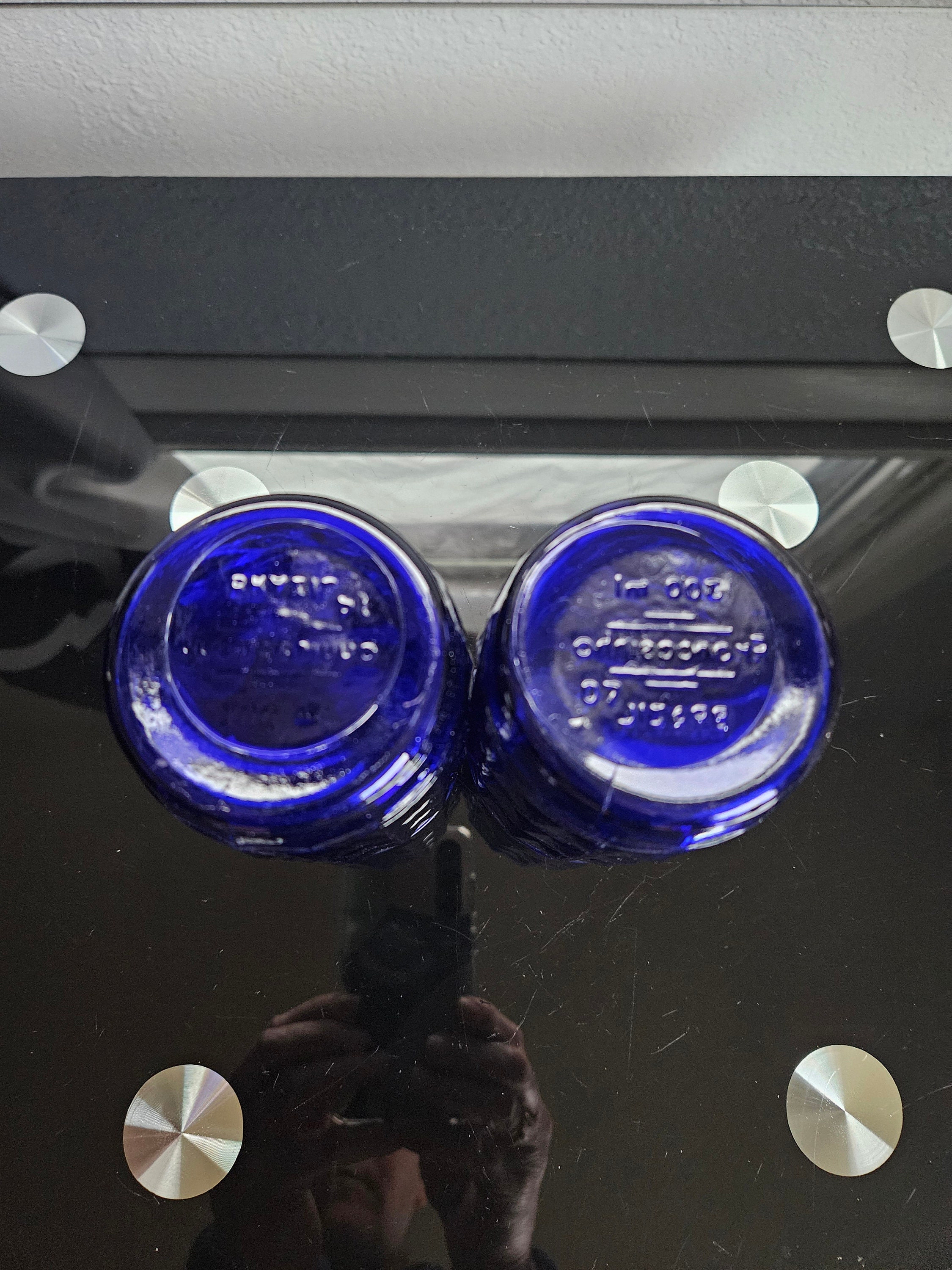 Brazilian Francesinho Cobalt Blue Diamond Point Glassware/cobalt Blue ...