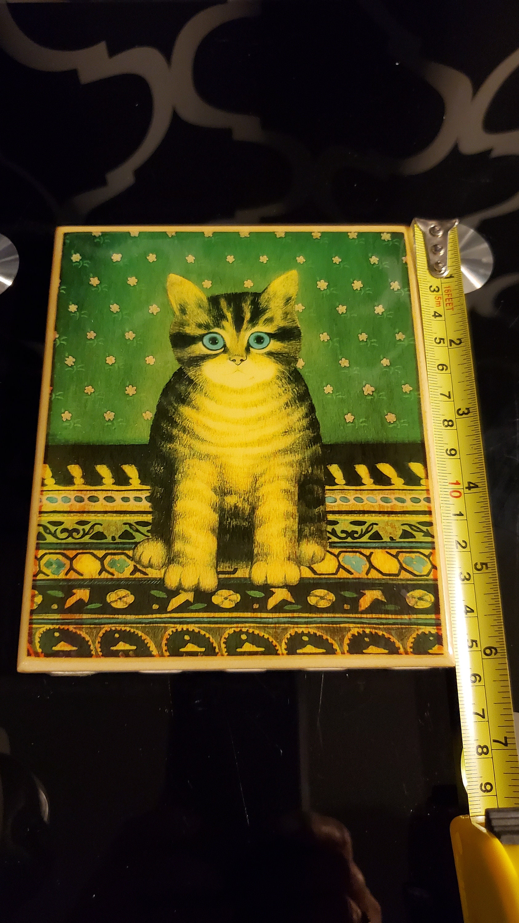 Vintage Decorative Cat Tile/cat Tile/cat Home Decor - Etsy