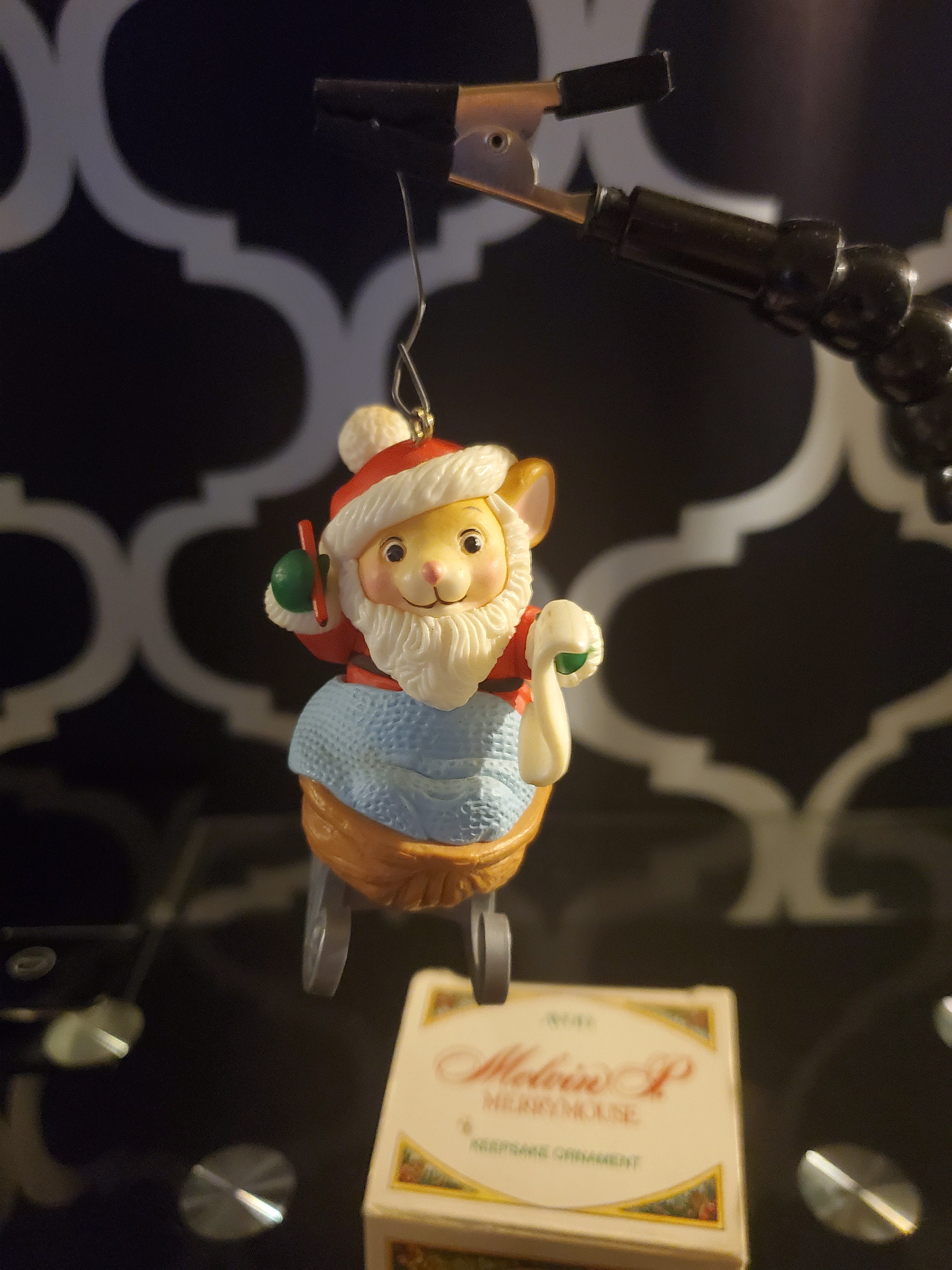80s Avon Melvin P Merrymouse Christmas Ornament/avon Mouse Ornament ...