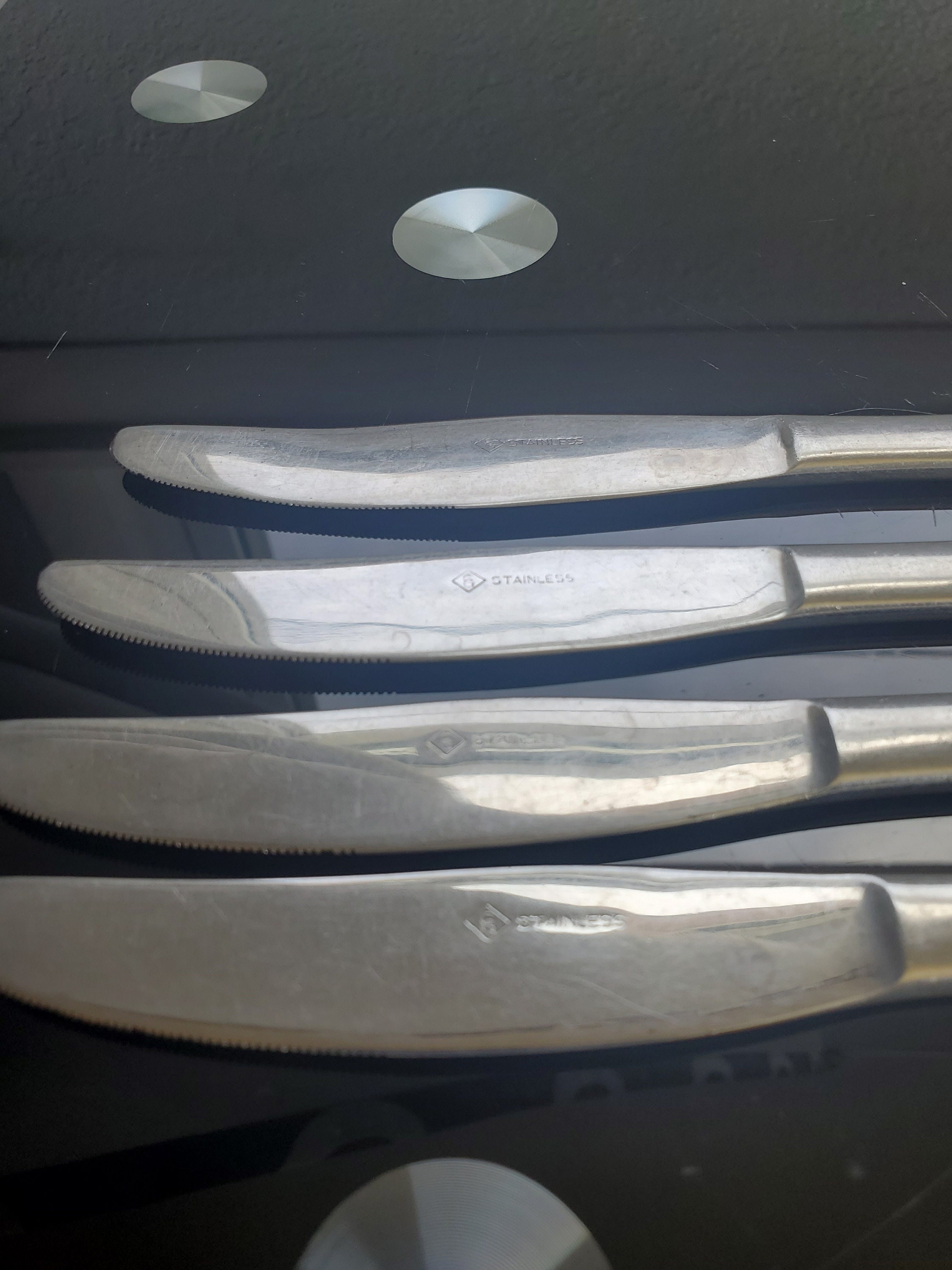MCM Starburst Atomic Knives Set of 4 Made in Japan/starburst Knife ...