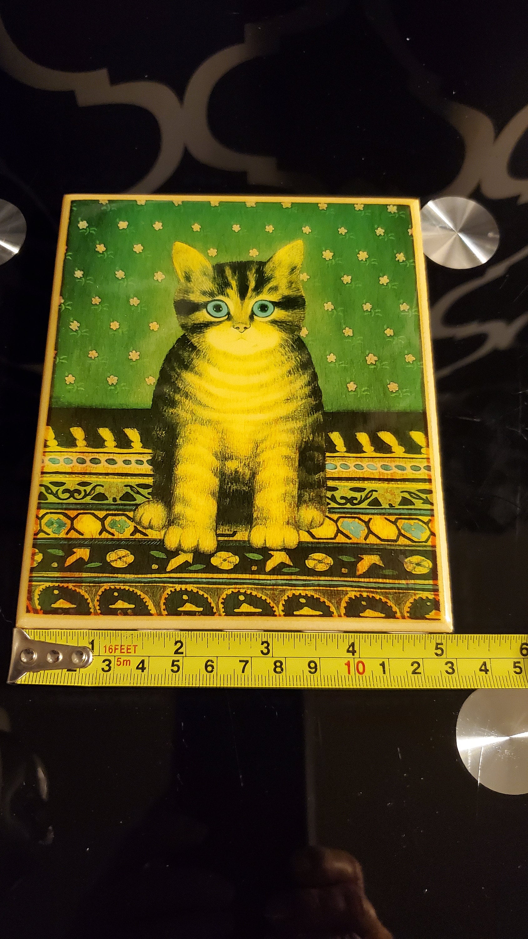 Vintage Decorative Cat Tile/cat Tile/cat Home Decor - Etsy