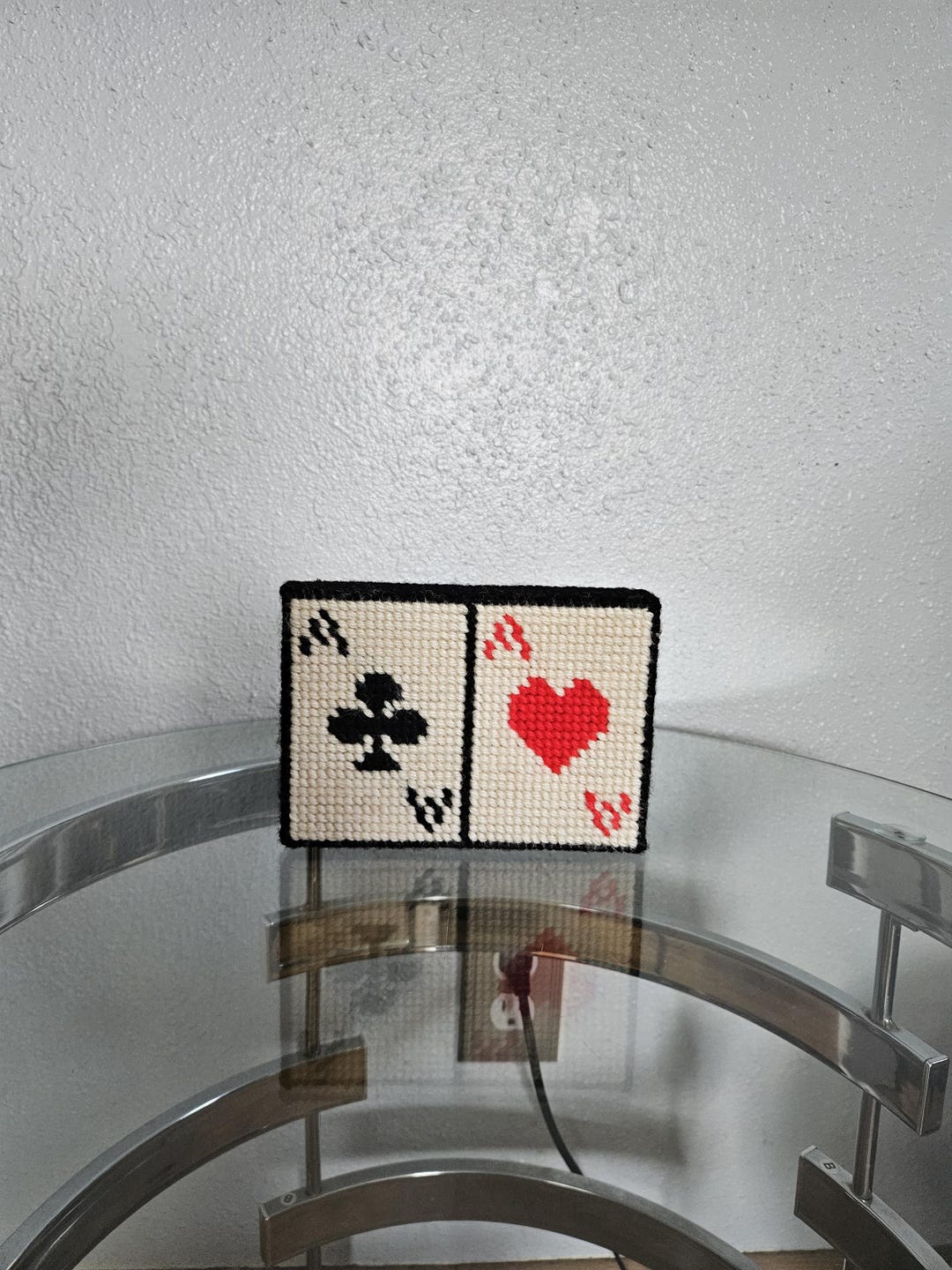 Vintage Crocheted Double Playing Card Deck Holder/card Deck Holder/card ...