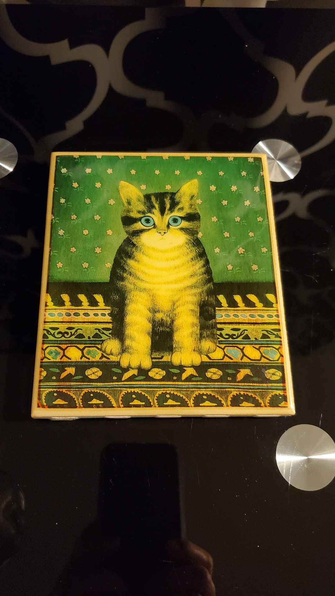 Vintage Decorative Cat Tile/cat Tile/cat Home Decor - Etsy