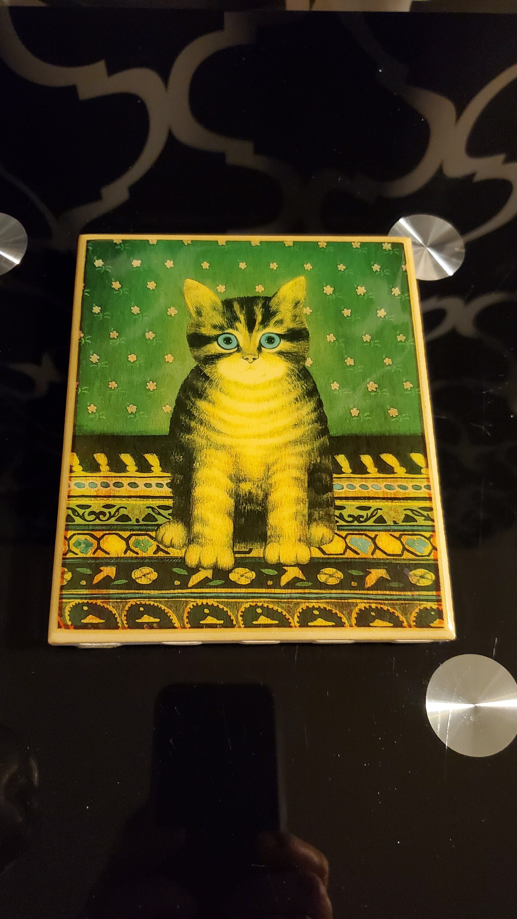 Vintage Decorative Cat Tile/cat Tile/cat Home Decor - Etsy