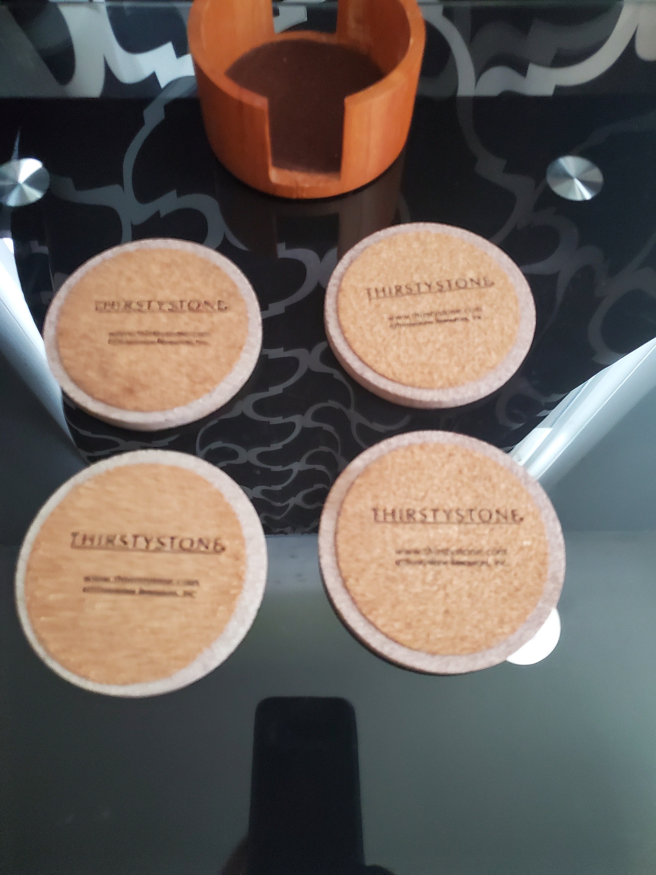 Black Lab Thirstystone Sandstone Coasters/dog - Etsy