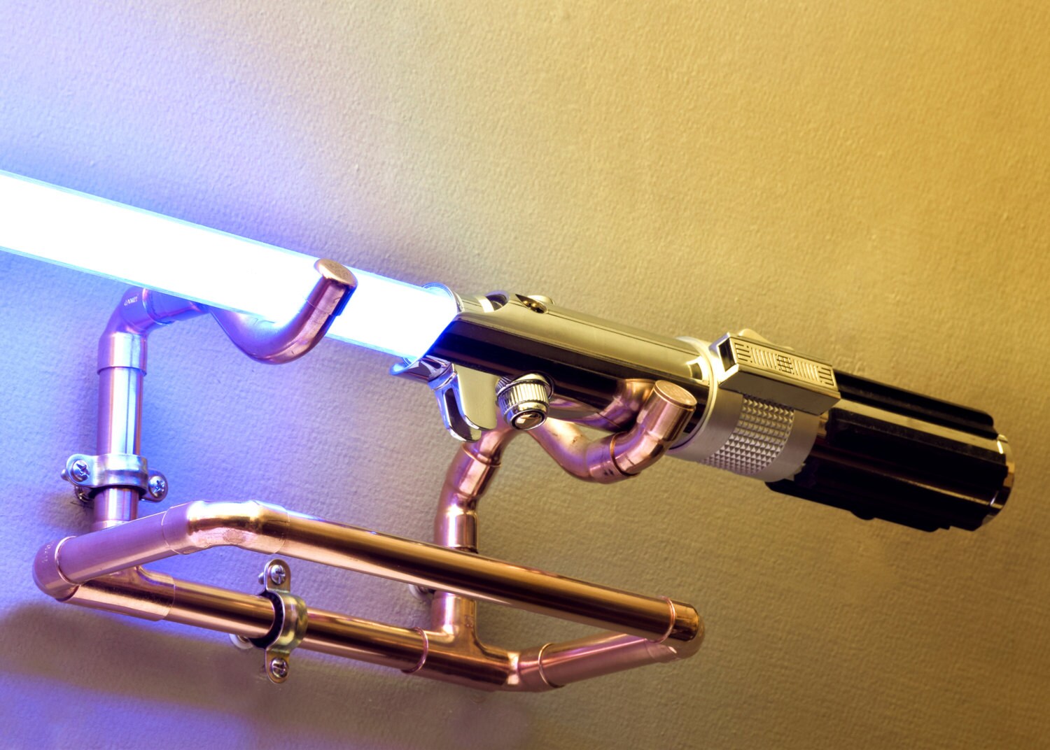 The Phi (Φ) Eurocent Copper Light Saber Stand or Wall Mount - Etsy