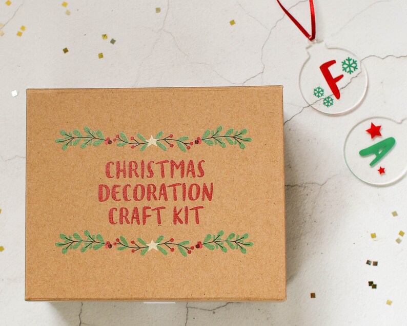 Christmas Decoration Craft Kit Make Your Own Christmas - Etsy UK