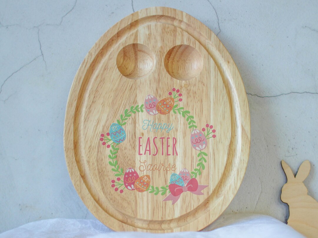 Personalised Egg Board Easter Egg Board Egg Breakfast Board ...