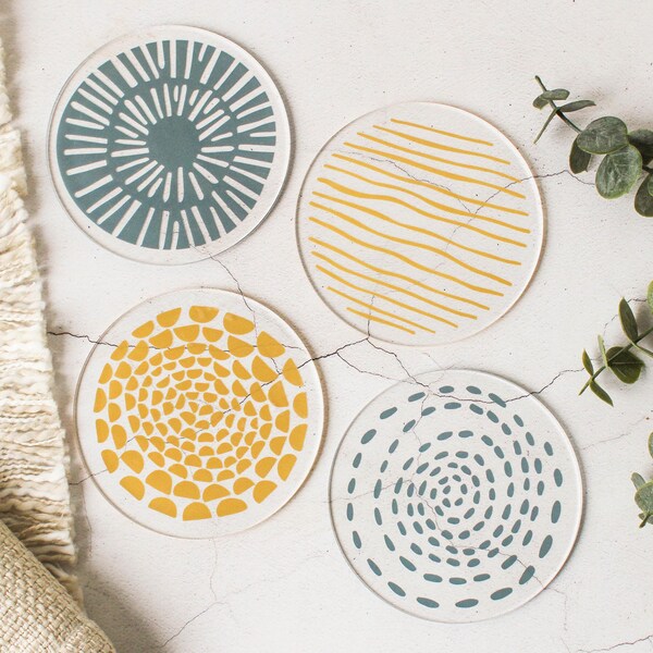 Acrylic Coasters - Etsy