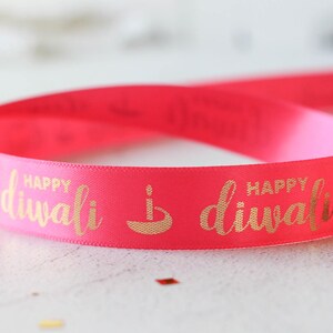 Happy Diwali Ribbon, 15mm - Etsy UK