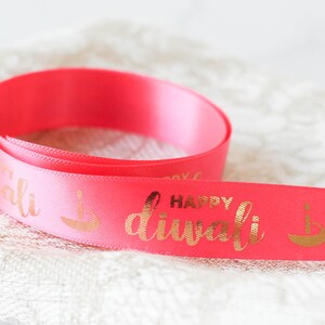 Happy Diwali Ribbon, 15mm - Etsy UK
