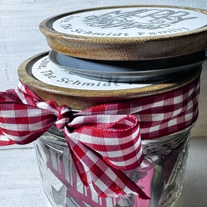 Personalized Mason Jar Lid Wooden Wide Mouthed Custom Jar Lid Excellent ...