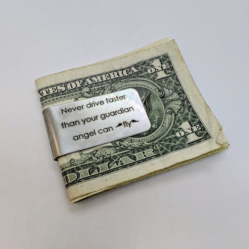 Personalized Money Clip Personalized Gift for Dad Steel | Etsy
