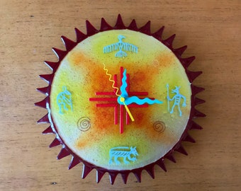 Sun Wall Clock - Etsy