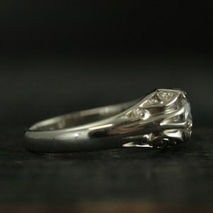 Cleopatra--sterling Silver Belcher Style Ring--antique Style Ring ...