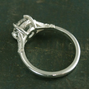 Elsa Ring Sterling Silver Split Shank Solitaire 8mm Stone Arendelle ...