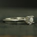 Filigree Engagement Ring Cathedral Solitaire Four Prong Setting Swirl ...