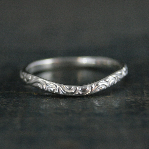 Wedding Curve Bands Women - Etsy