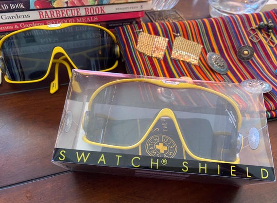 1980’s, Vintage, Swatch Shield, Sunglasses with fog s… - Gem