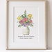Family Birth Flower Bouquets, Floral Arrangements Made of Each Family ...