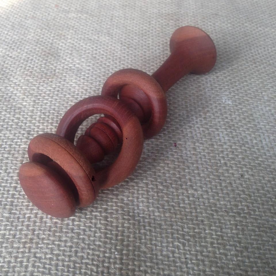 Wooden Baby Rattle | Etsy