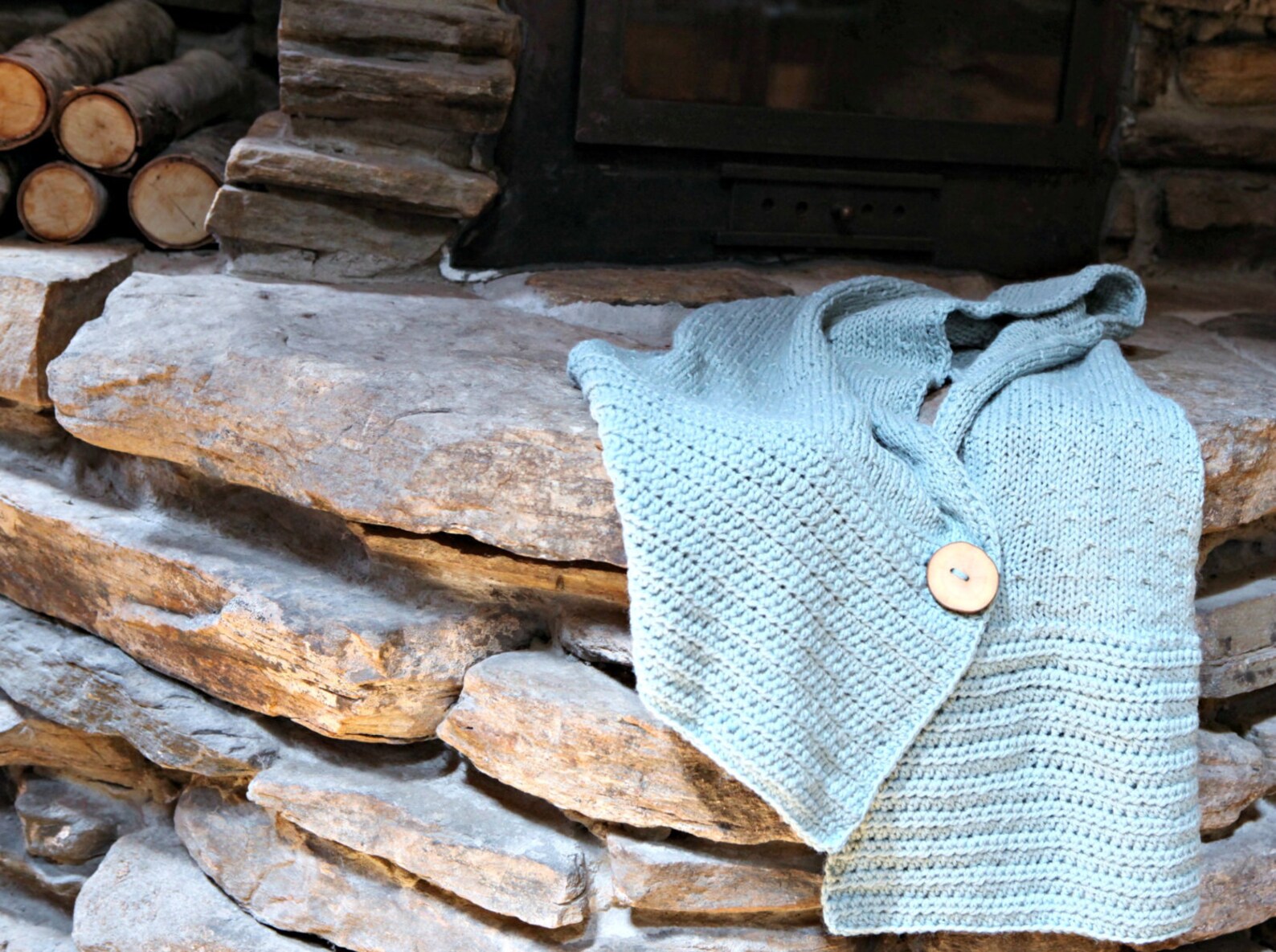 Seabrook Shawl Knitting Pattern PDF – Poncho Shawl Cape Wrap, Cozy ...