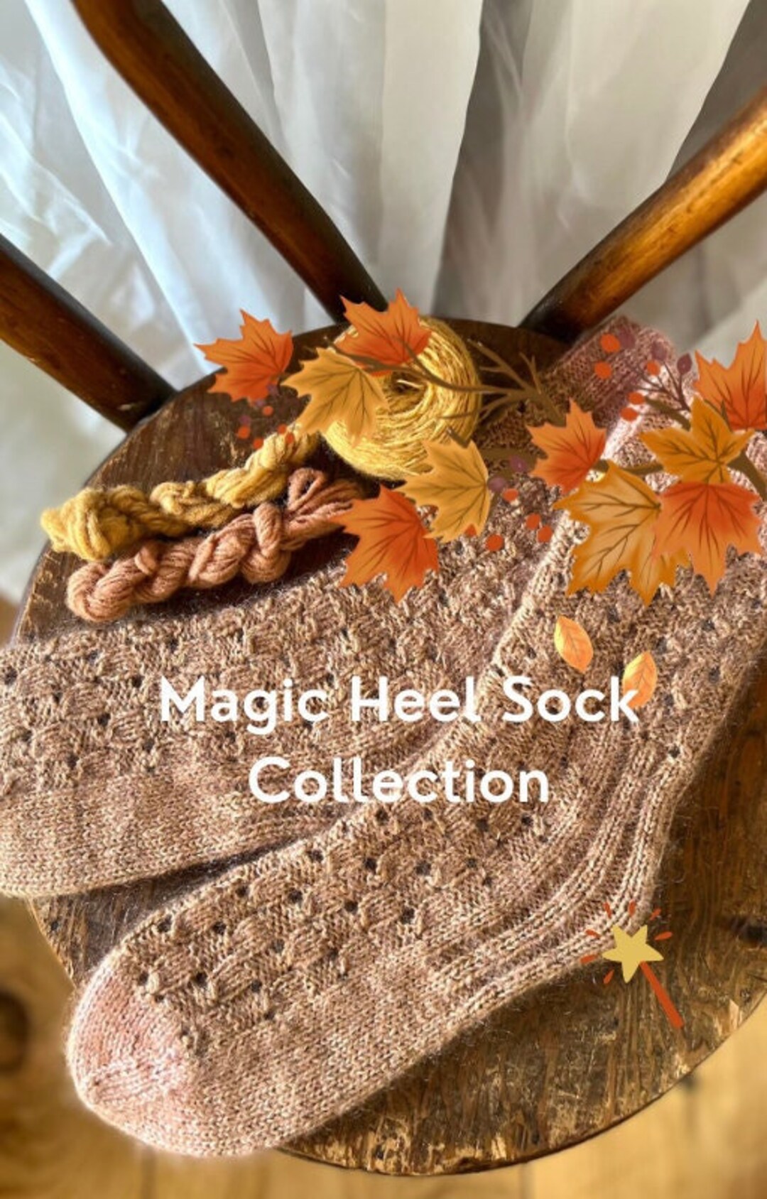 E-book "magic Heel Socks" Knitting Pattern COLLECTION 5 Patterns in ONE ...