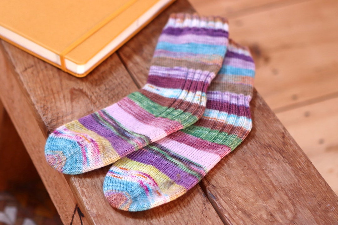 Magic Heel Socks Knitting Pattern for Easy Children's Socks DK Wt - Etsy