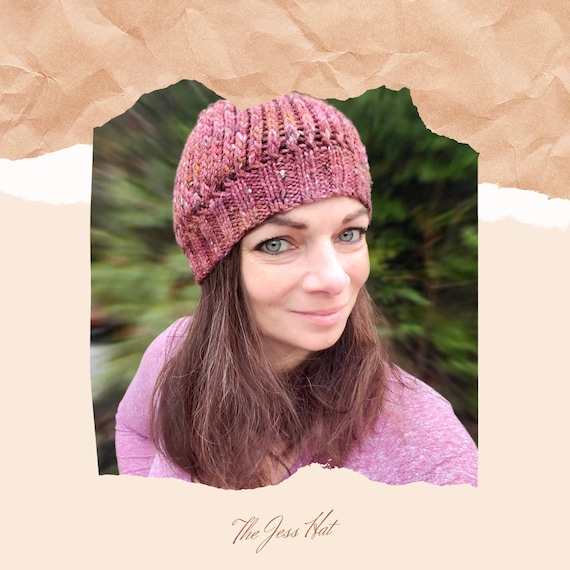 The Jess Hat FREE Knitting Pattern - Etsy