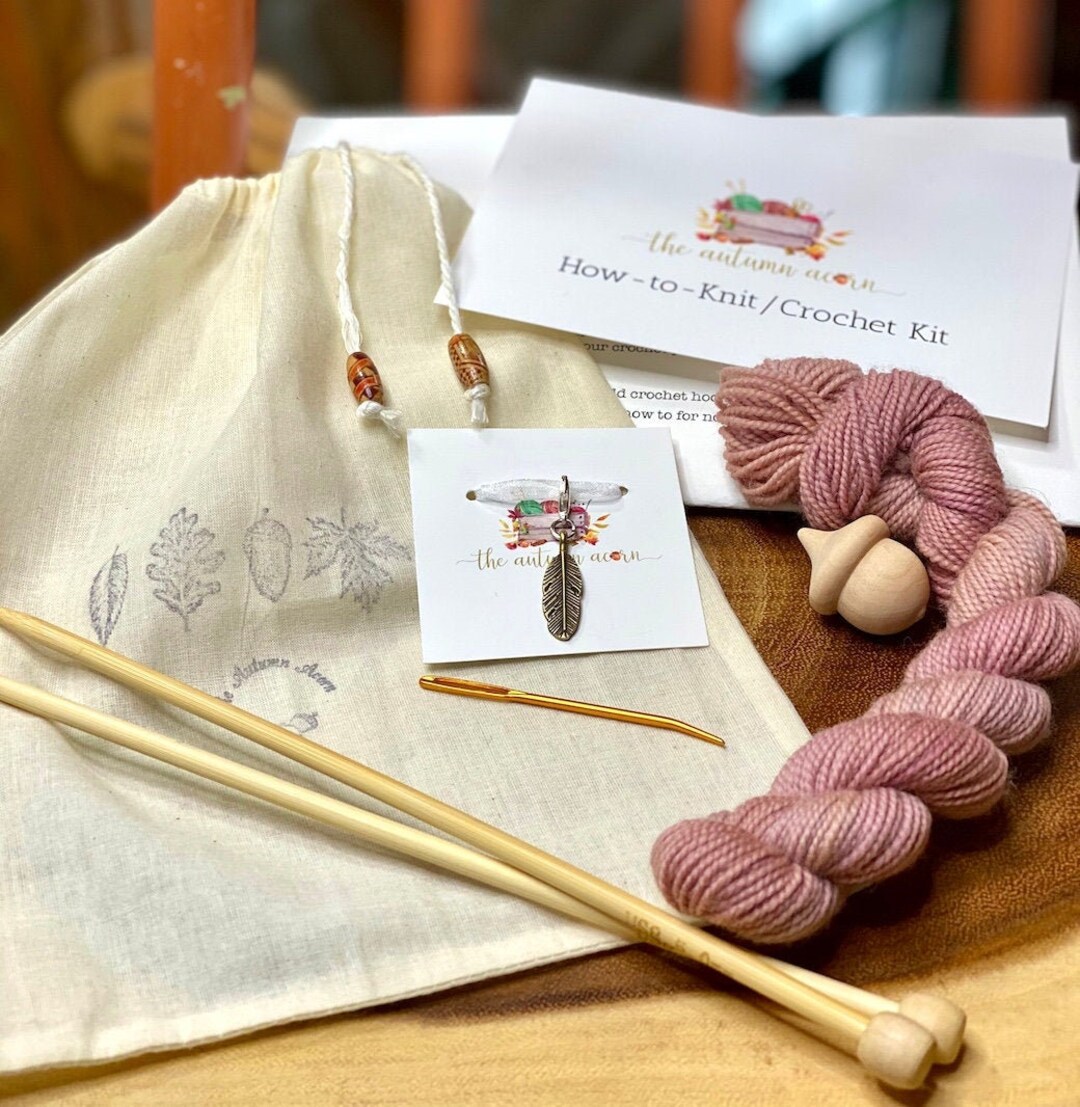 Learn How to Knit Kit for Kids and Adults - Etsy