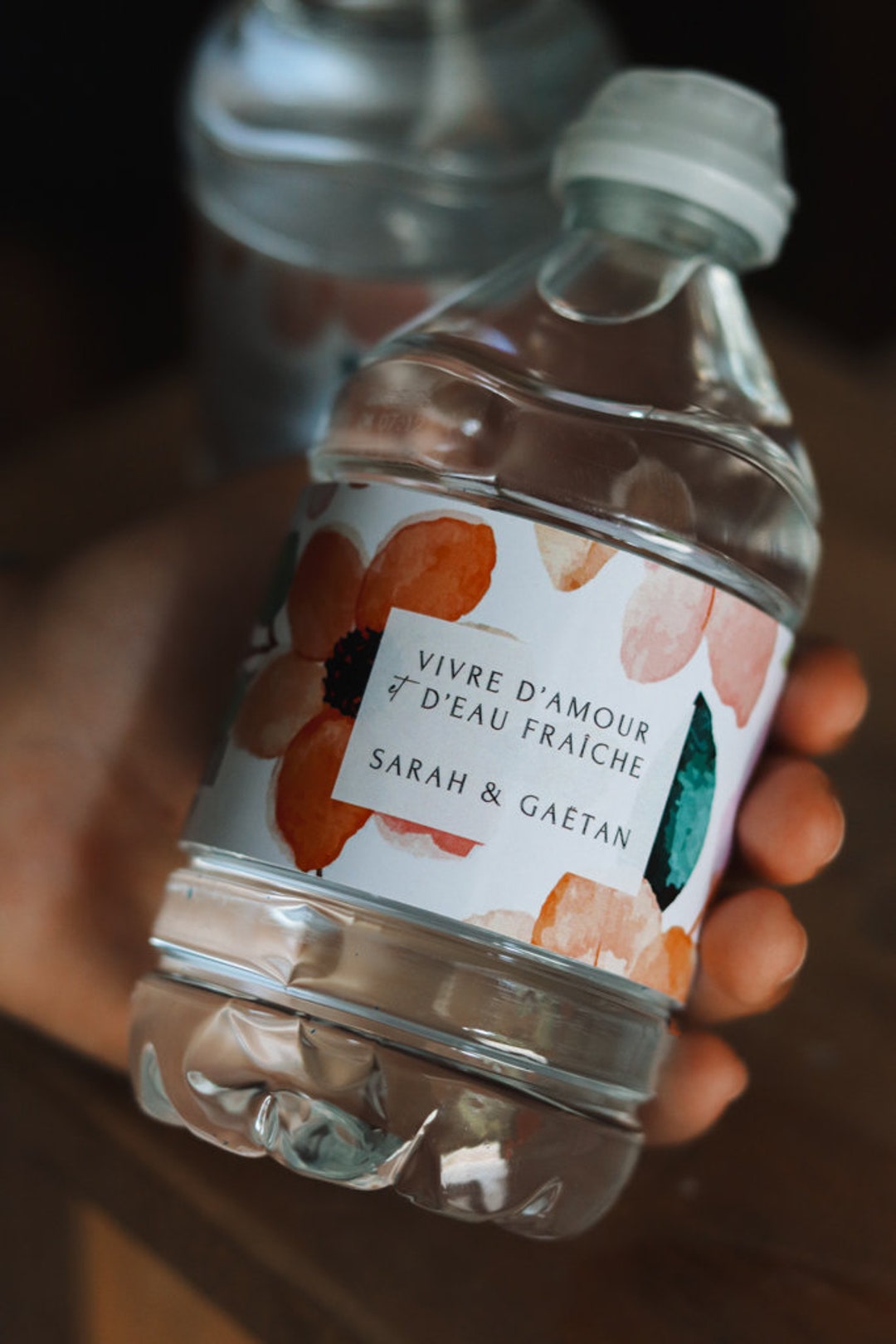 Personalized Water Bottle Labels: A Touch of Elegance for Your Special ...