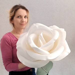 Giant Rose 50cm Wide Valentines or Birthday Gift Wedding Decoration ...