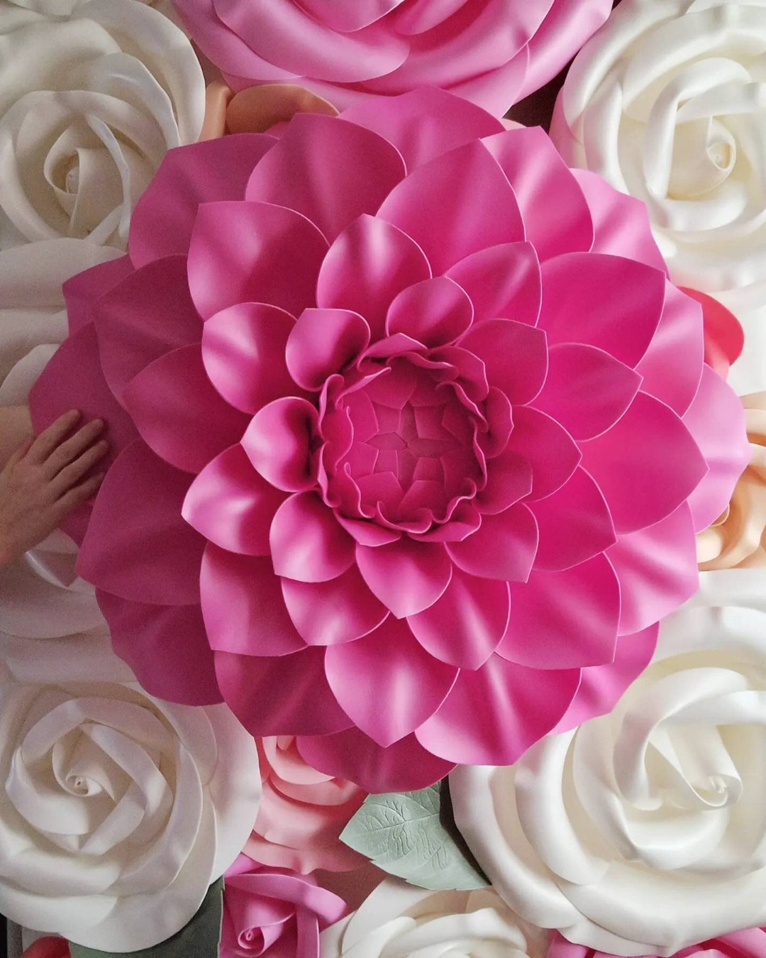 Giant Dahlia one 30cm to 70m Diameter Handmade of Isolon Foam ...