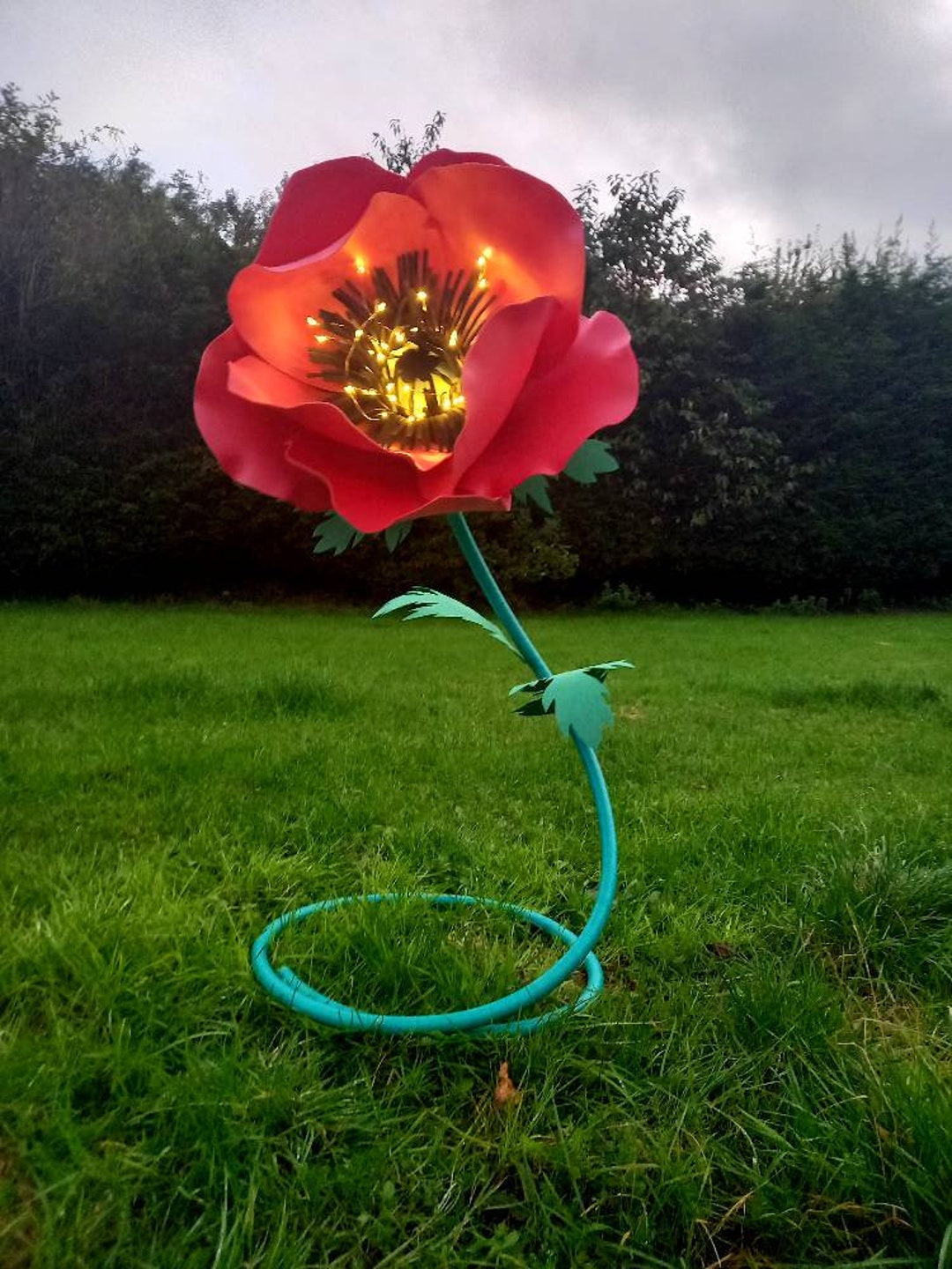 Large Freestanding Flower Bloom 50cm. Prop, Centerpiece, Floral Decor ...