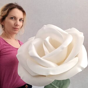 Giant Rose 50cm Wide Valentines or Birthday Gift Wedding Decoration ...
