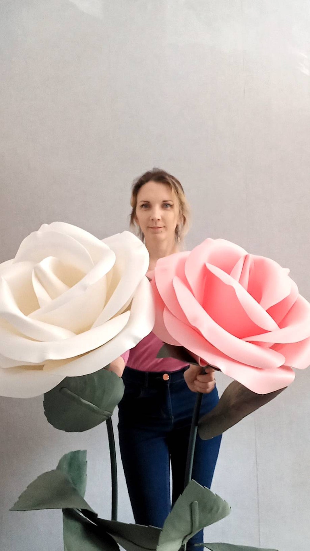 Giant Rose 50cm Wide Valentines or Birthday Gift Wedding Decoration ...