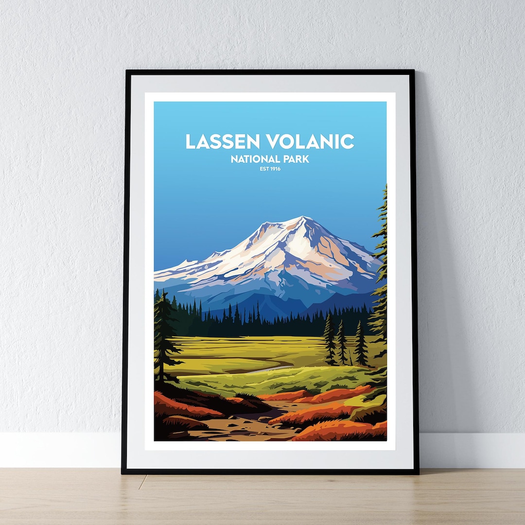 Lassen Volcanic National Park Poster Lassen Volcanic National Park ...