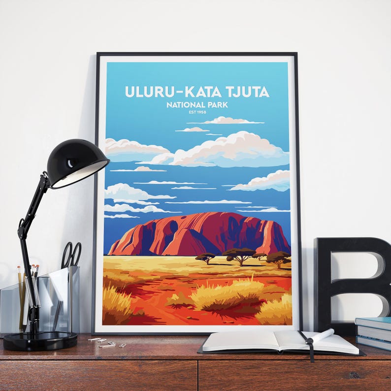 Uluru Kata Tjuta National Park Poster Uluru Kata Tjuta National Park ...