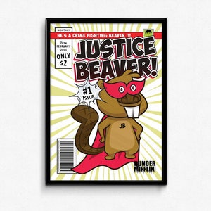 The Office Poster Justice Beaver Print, Dwight Schrute, the Office ...