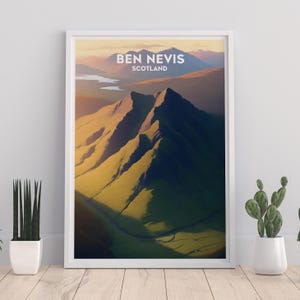 Ben Nevis Print, Ben Nevis Poster, Ben Nevis Wall Art, Ben Nevis Travel ...