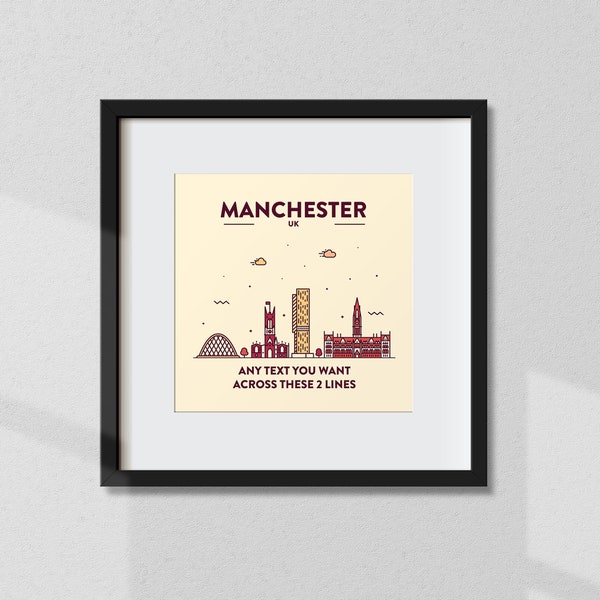 Manchester Print - Etsy UK