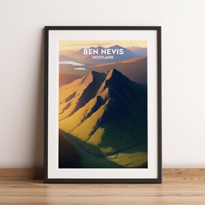 Ben Nevis Print, Ben Nevis Poster, Ben Nevis Wall Art, Ben Nevis Travel ...