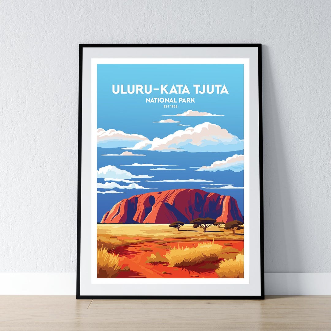 Uluru Kata Tjuta National Park Poster Uluru Kata Tjuta National Park ...