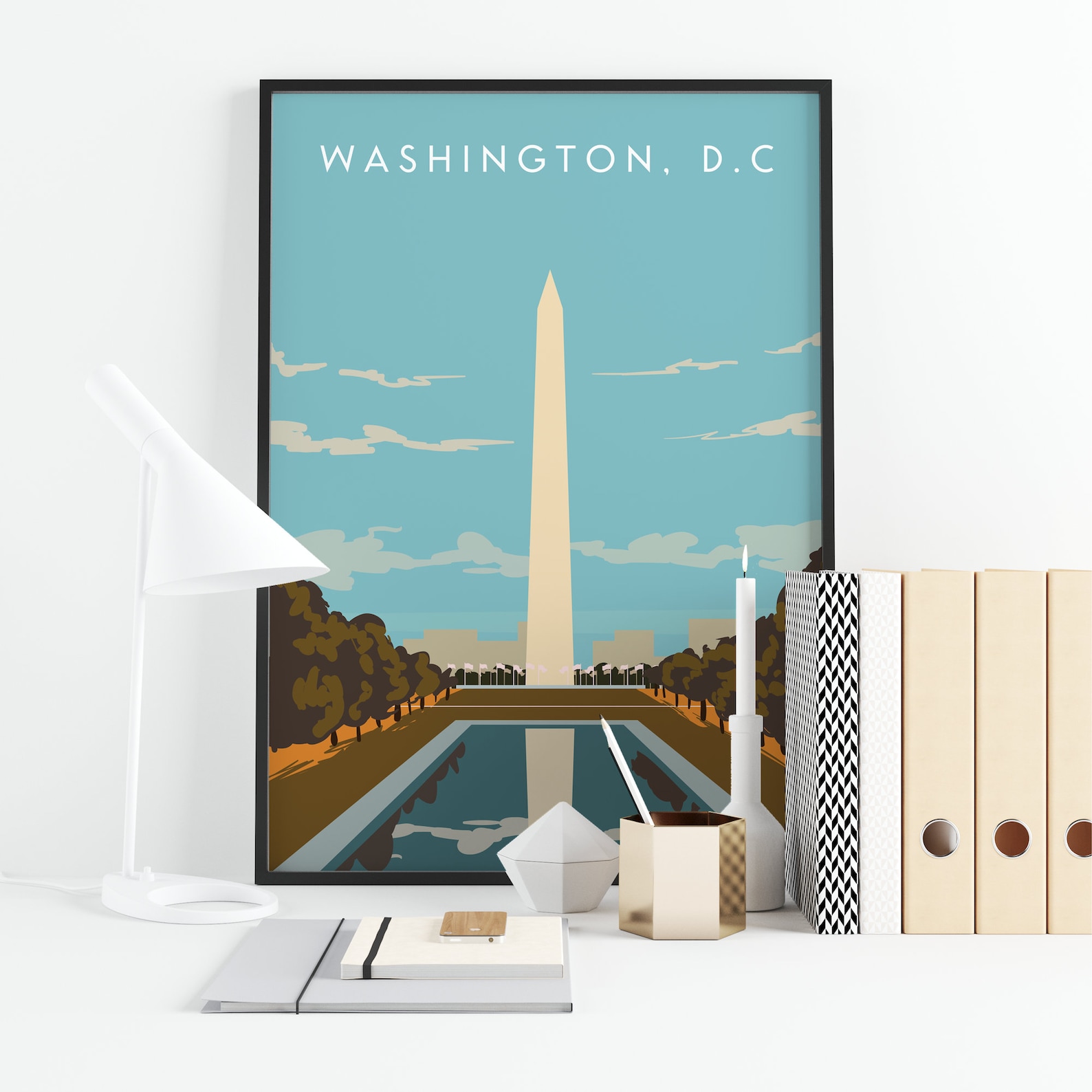 Washington D.C Print Washington D.C Poster Washington DC - Etsy